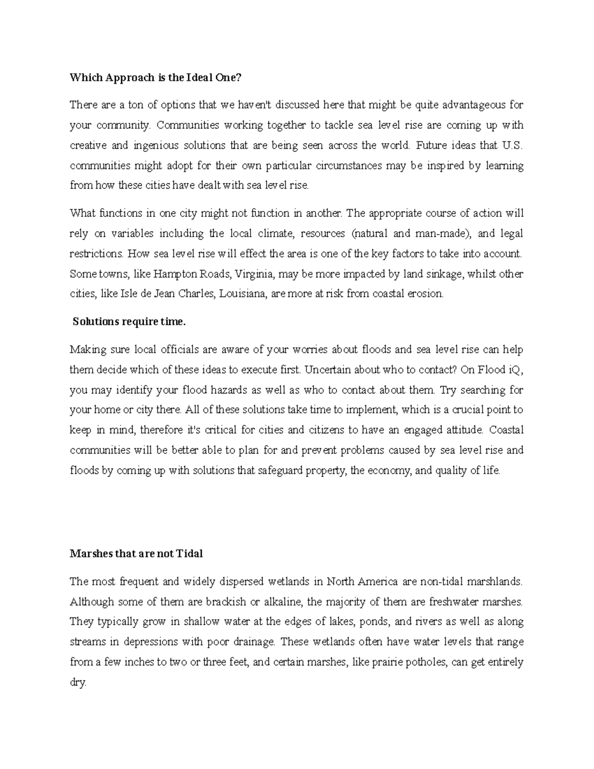 6 - example of assignment. - Which Approach is the Ideal One? There are ...