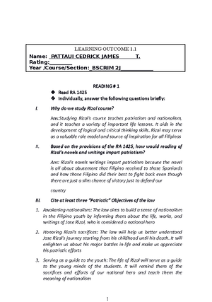 NAME.docx Litact 1 - ahhaahhh - NAME: CEDRICK PATTAUI BLOCK: CRIM 2J ...