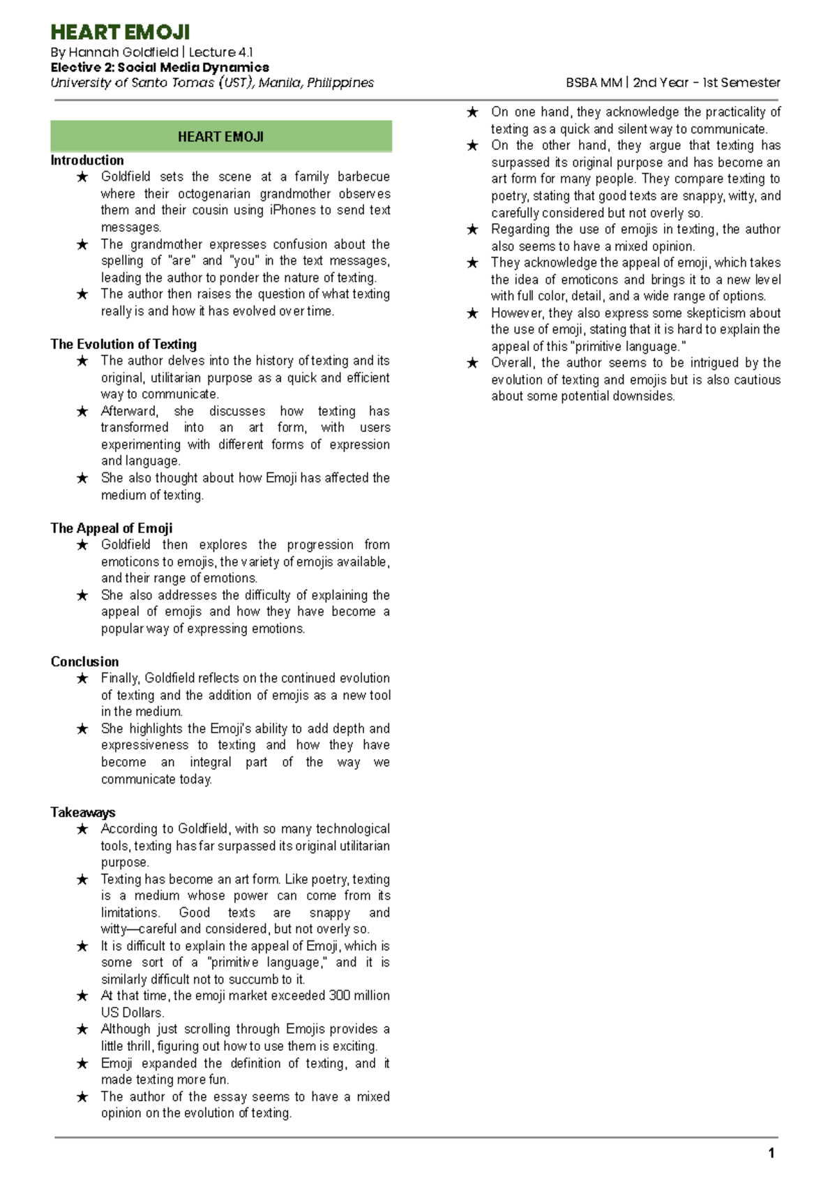 Heart Emoji by Hannah Goldfield (Elective 2 - Social Media Dynamics ...