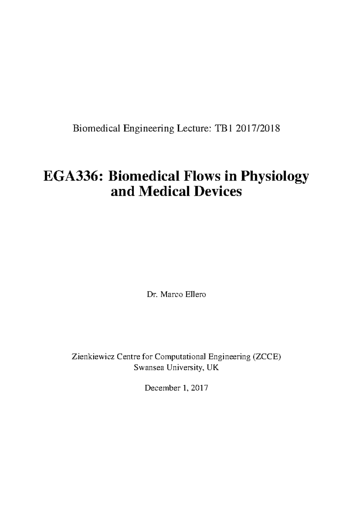 Biomedical Engineering Lecture: Rheology of Fluids - Studocu