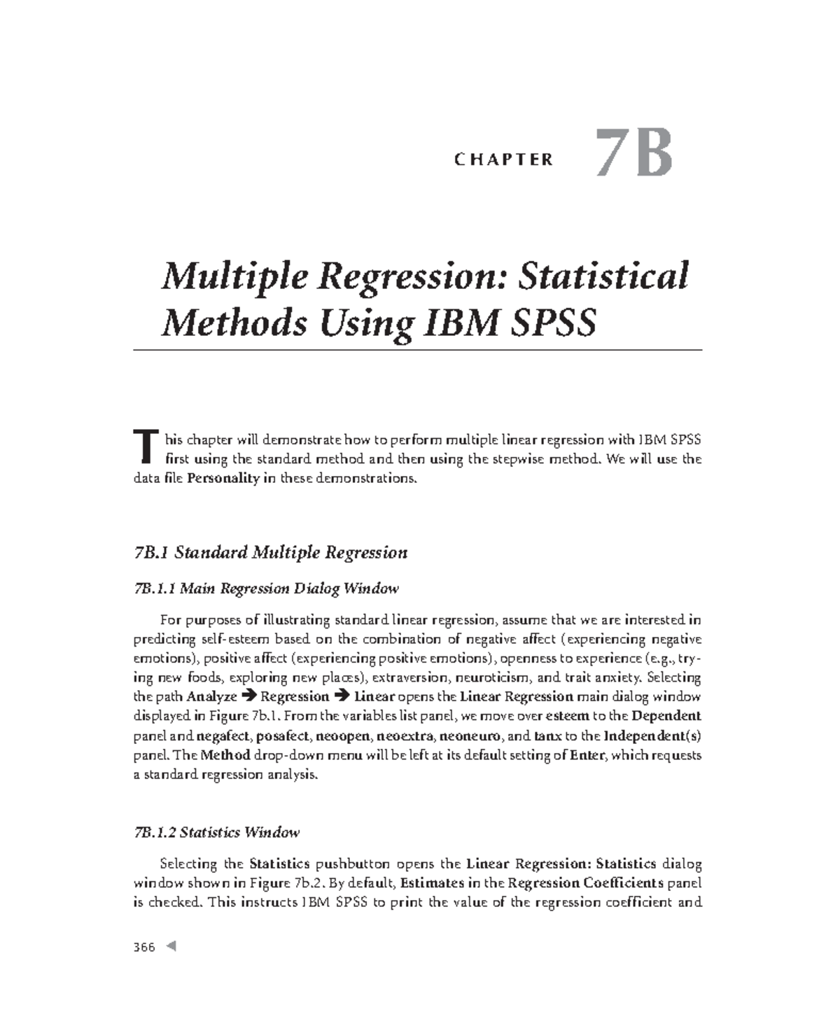 P-value 2 - impressive - 366 – ####### C H A P T E R 7B Multiple ...