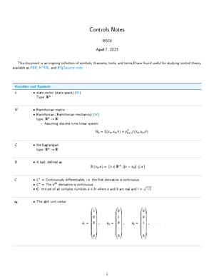 Lecture notes, lecture 1 - Simulink models for autocode generation ...