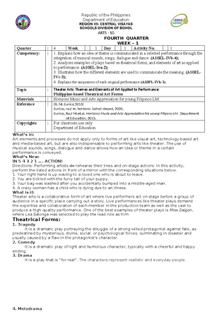 ARTS 10- Q4 WEEK 4 - Sample Activity sheet - CONCEPT NOTES ...