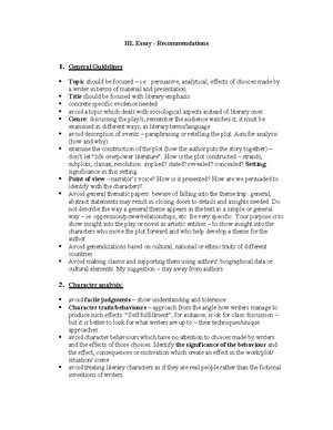 HL Essay Outline - Introduction: Introduction: o Introduces the basic ...