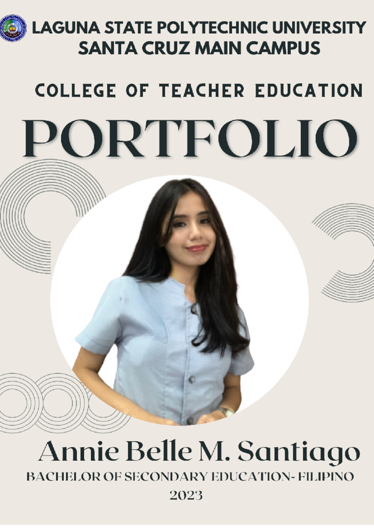 Portfolio-NI- Annie - Portfolio - LAGUNA STATE POLYTECHNIC UNIVERSITY ...