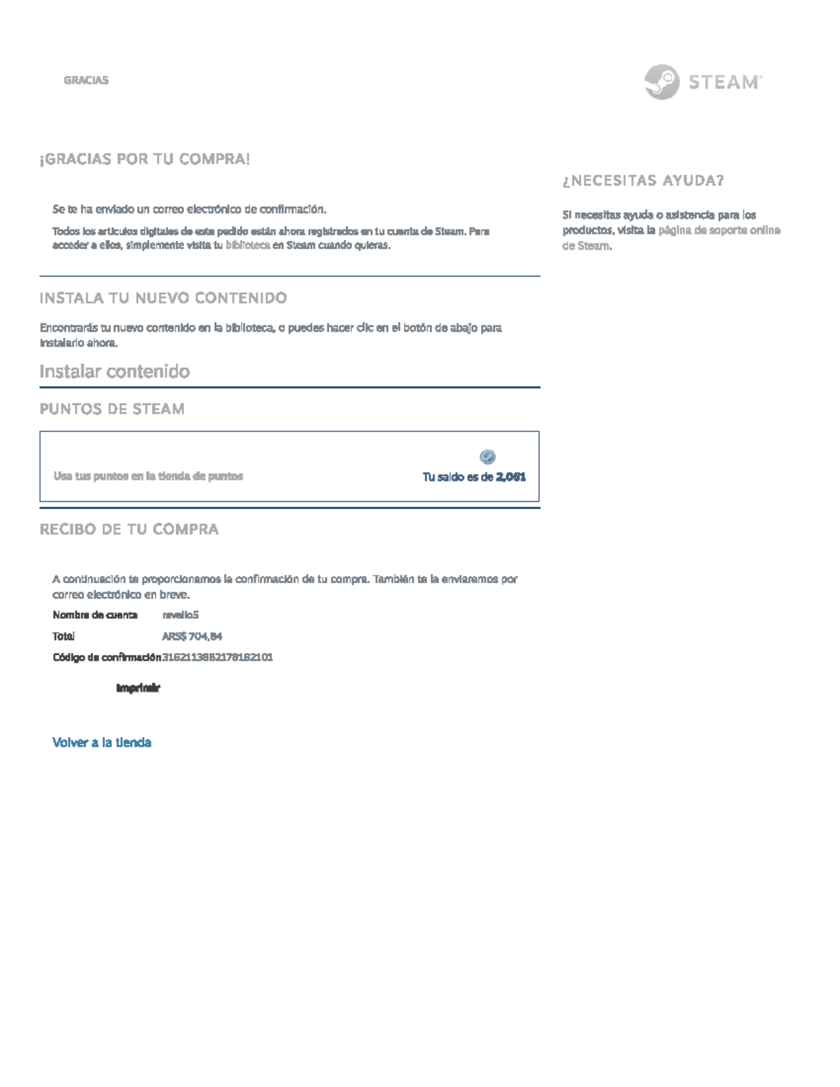 Comprobante steam - Computer artitek - Studocu