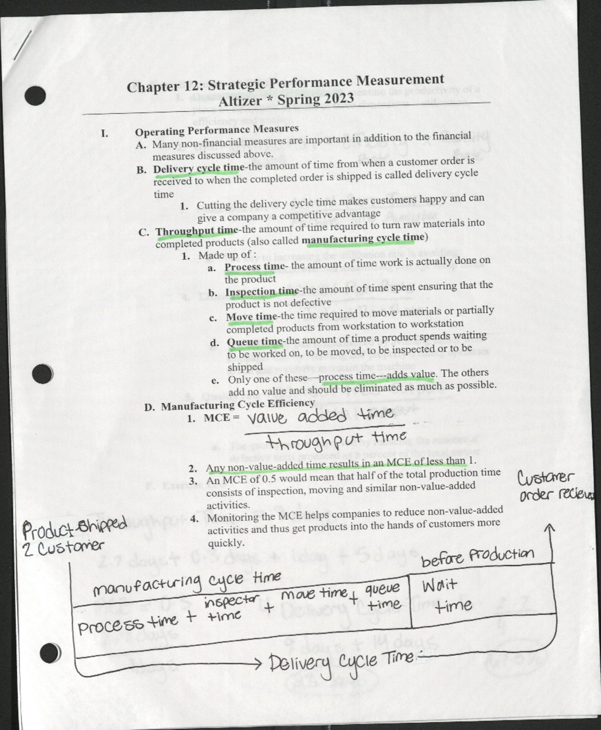 Acct ch.12 Notes - ACCT 2302 - Studocu