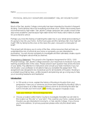 Ch. 1 Homework - Chapter 1 assignment - Describe each of these as an ...