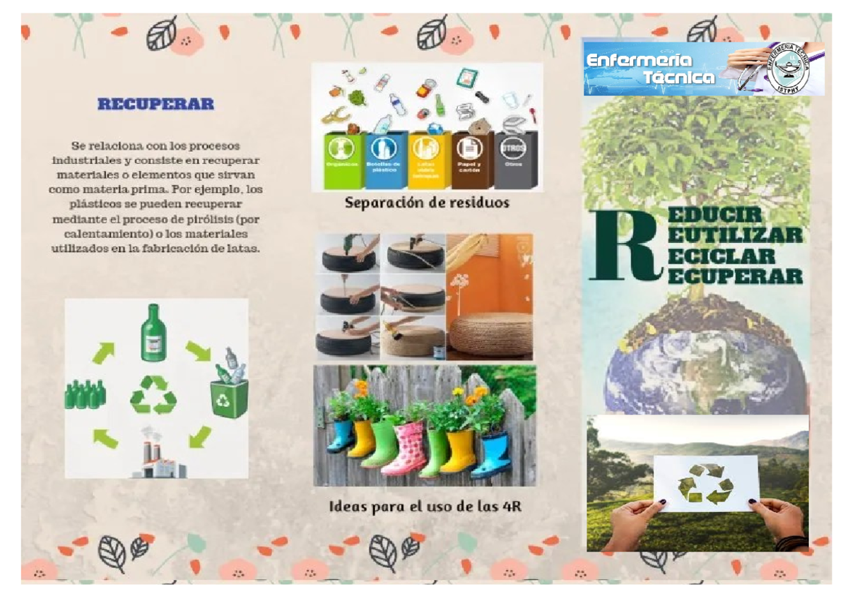 Triptico 4r - recomendacion - Universidad San Pedro - Studocu