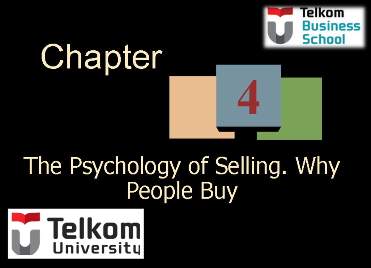 The Psychology of Selling. Why People Buy - The Psychology of Selling ...