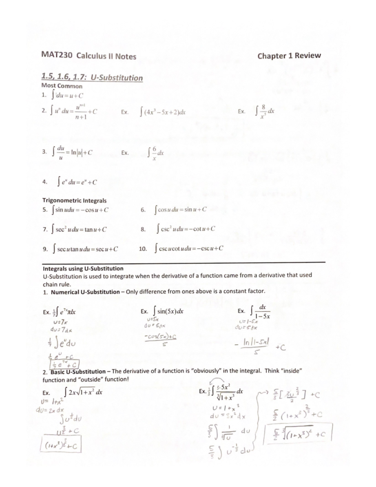 MAT 230 (1.5 - 1.7) - MAT 230 - Studocu