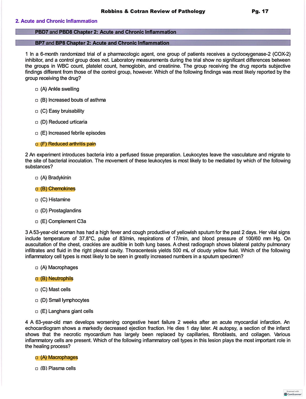 Patho robins copy - question - Robbins Cotran Review of Pathology Pg ...