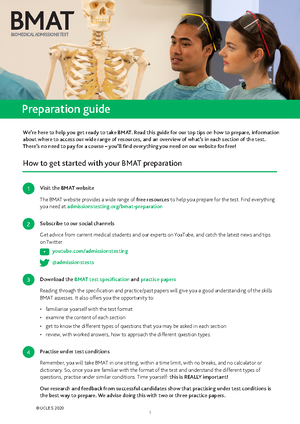 Bmat-test-specification 2020-2021 - BIOMEDICAL ADMISSIONS TEST (BMAT ...