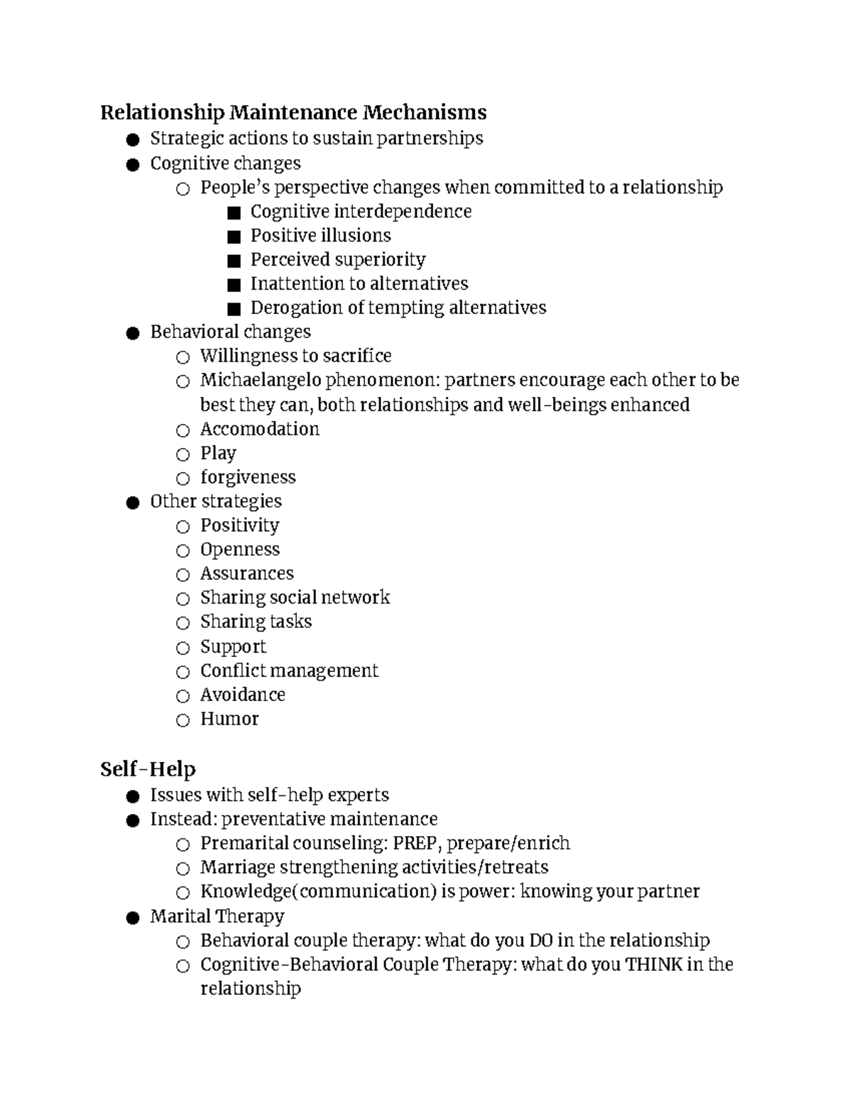 Chapter 14 Maintaining and Repairing Relationships - Relationship ...