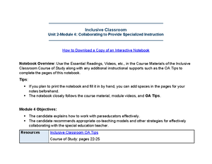 Task 2 D096 Teaching Diverse Learners - Caitlyn Sanders 5 April 2024 ...