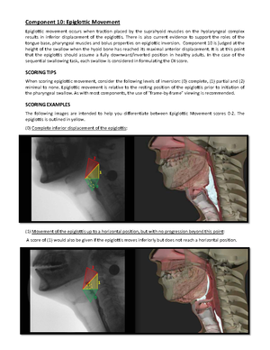14-PES Opening - Swallow study practice - Component 14 ...