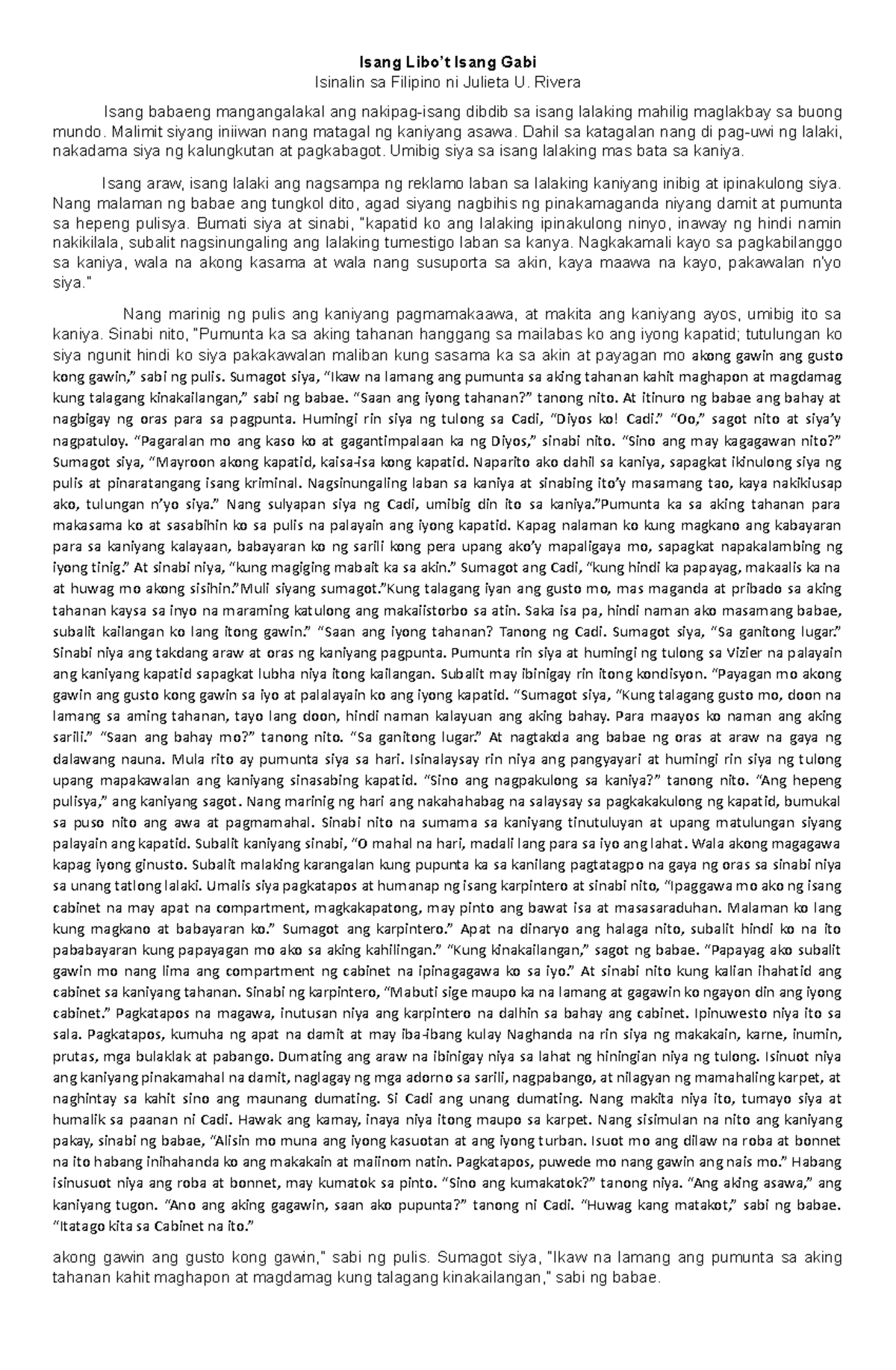 Isang-Libot-Isang-Gabi 123024 - Isang Libo’t Isang Gabi Isinalin sa ...