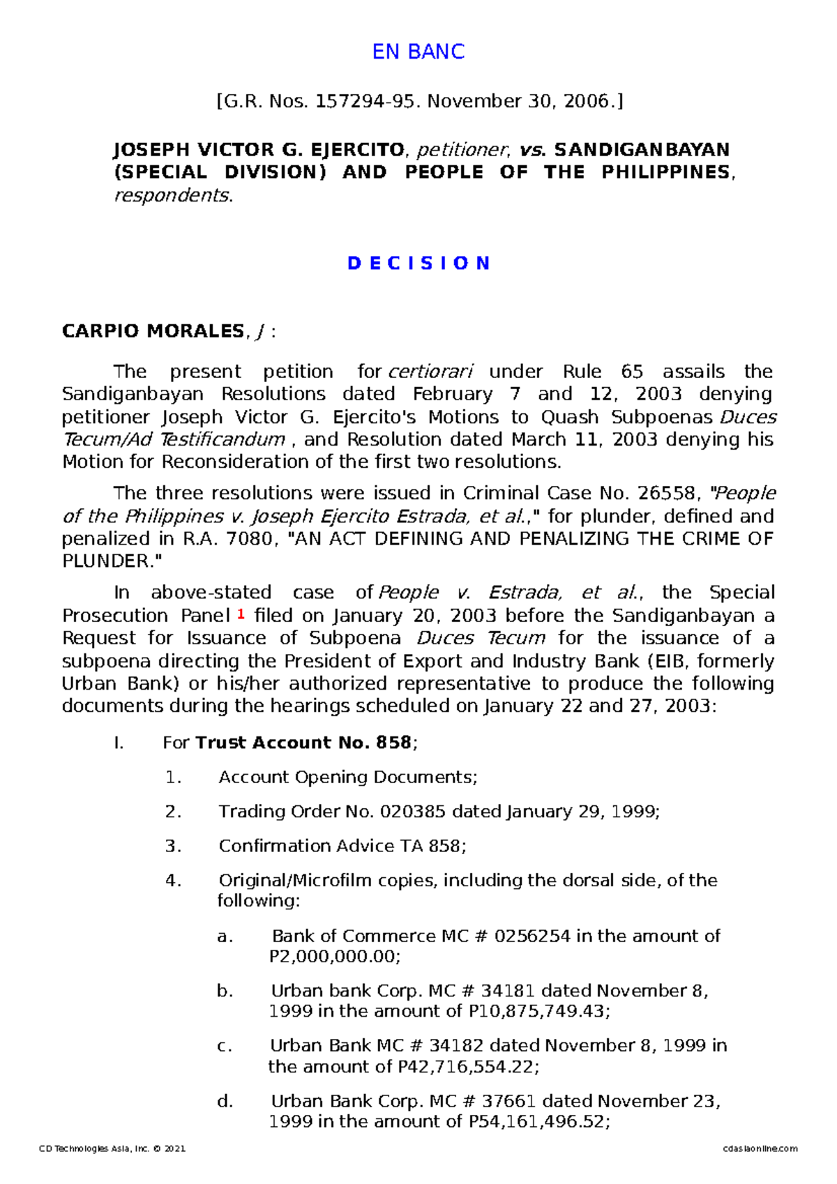122044-2006-Ejercito v Sandiganbayan 122044-2006-Ejercito v ...