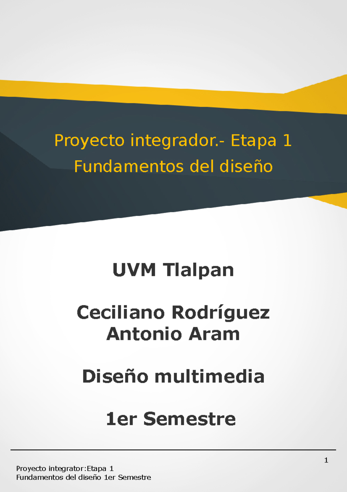 A6 CRAA - ddd - 1 Proyecto integrator:Etapa 1 Proyecto integrador ...