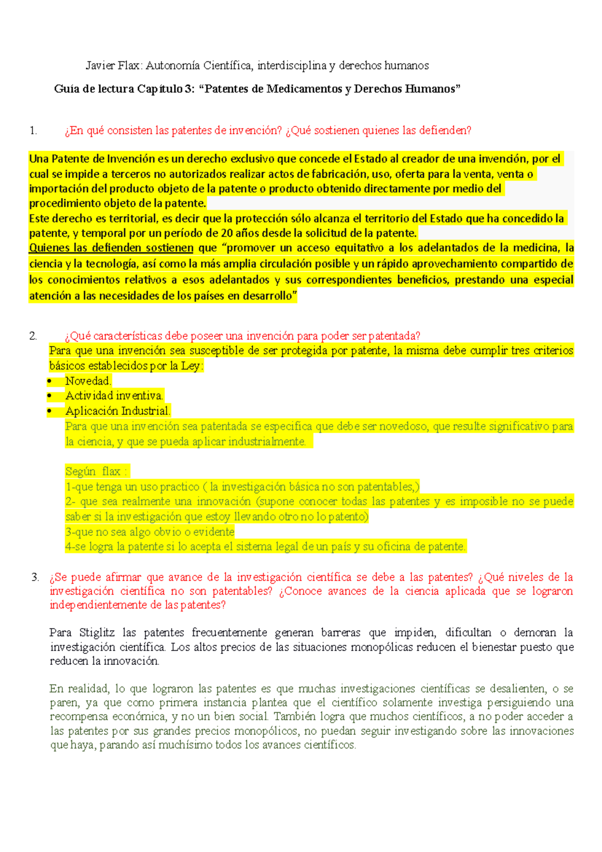 IPC Guía 3 resuelta FLAX 2021 - Javier Flax: Autonomía Científica, interdisciplina y derechos ...