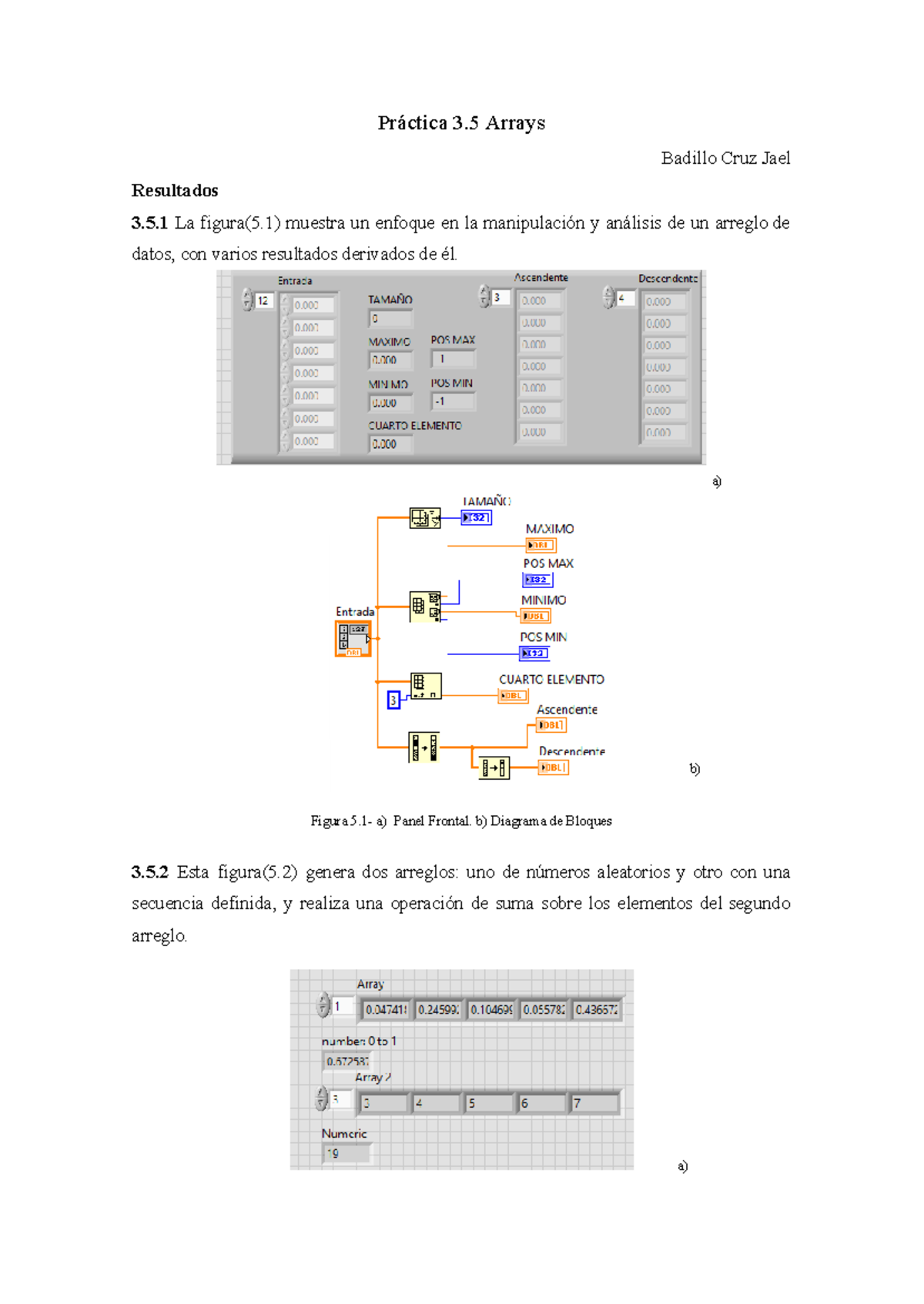 Badillo cj P3 5 IBC-1015 - Práctica 3 Arrays Badillo Cruz Jael ...