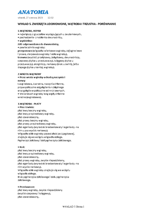 Zoologia - Robale - VERMES 1. Podział robaków : - Płazińce ...