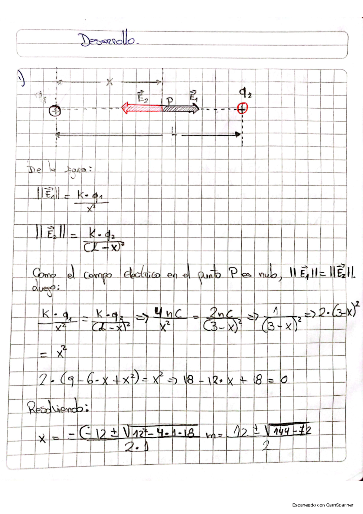 Semana 4: Sumativa 01 electricidad y magnetismo - Desarrollo. E2 E q2 P ...