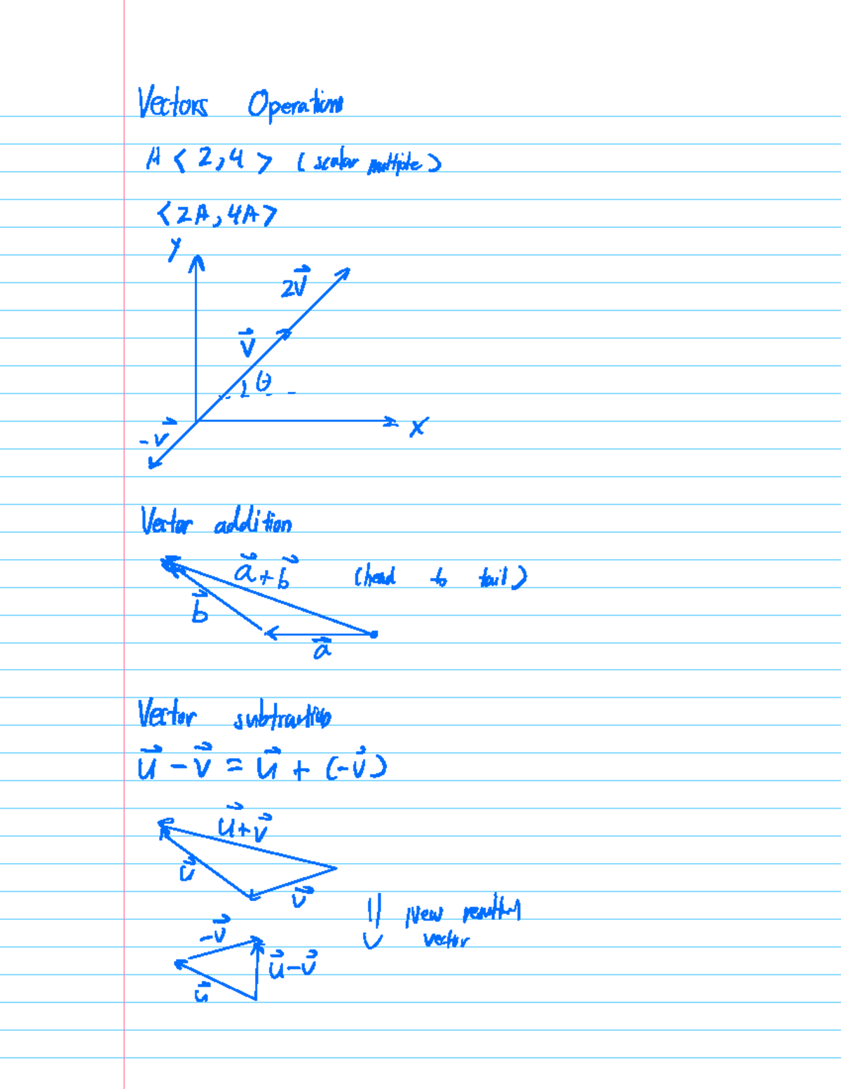 Note 19 Oct 2023 - Some math notes that may be of some use. - Vectors ...