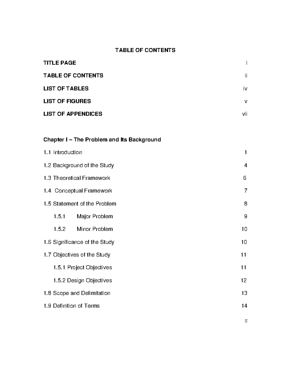 A Proposed Coastal Mixed - ii TABLE OF CONTENTS TITLE PAGE i TABLE OF CONTENTS ii LIST OF TABLES ...