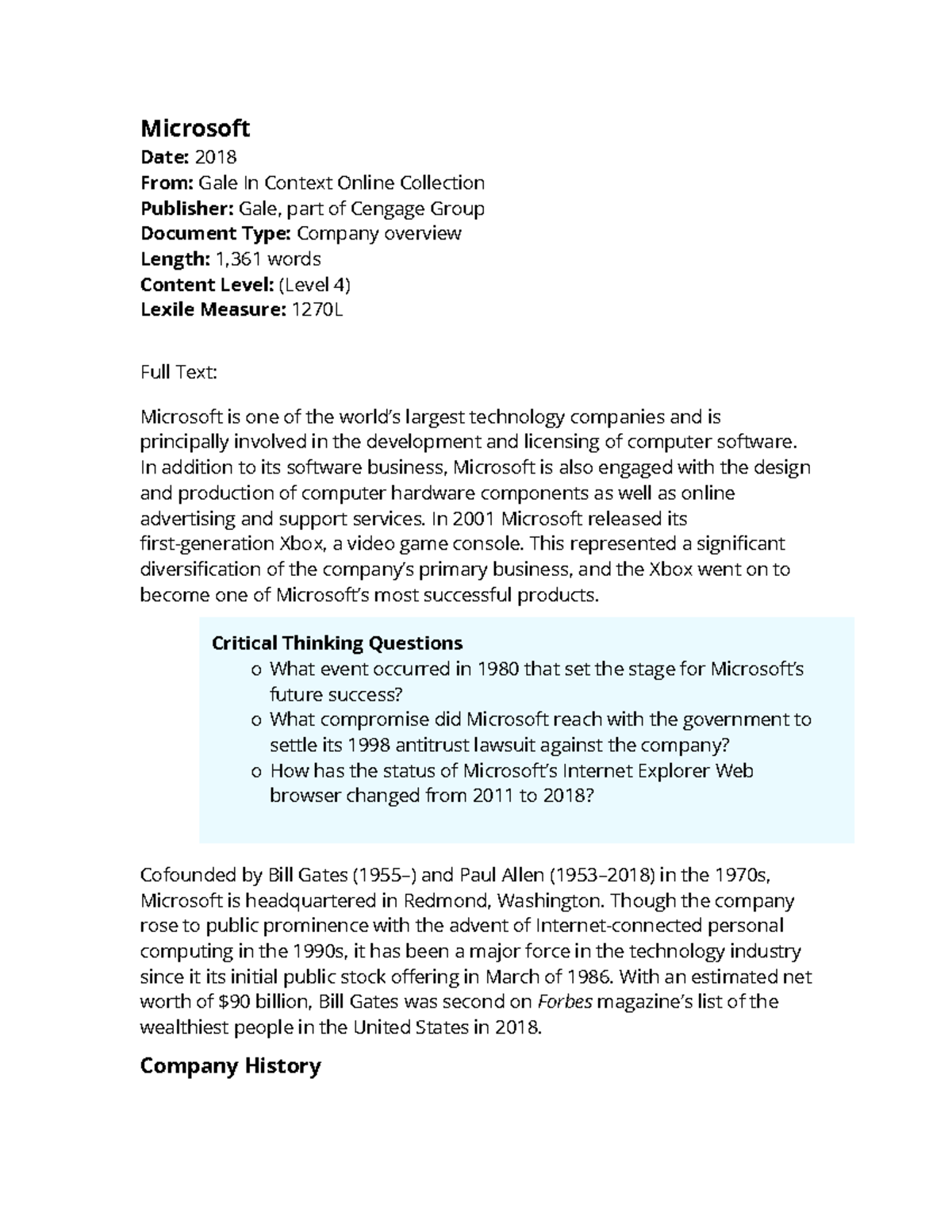 Microsoft - ca5h5yhh5yh5h5h5h5hh5h5h - Microsoft Date: 2018 From: Gale ...