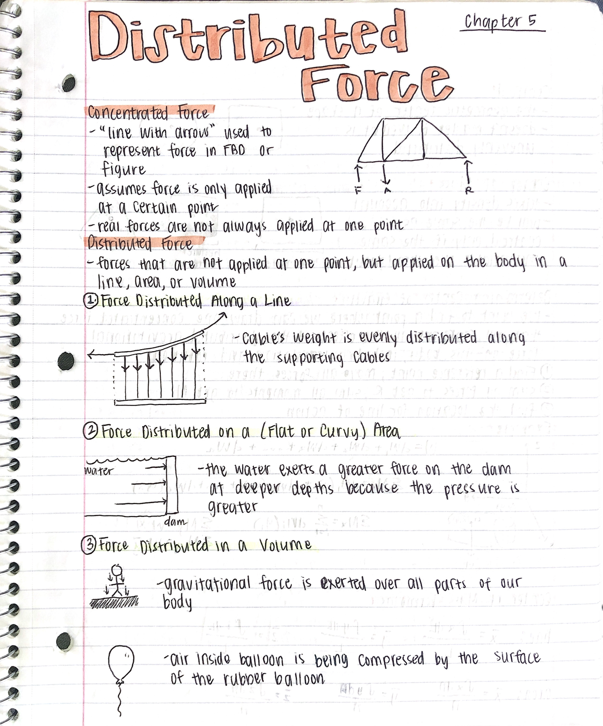Distributed force notes - COE 2001 - Studocu