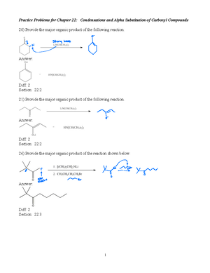 Chapter 14 Homework - Practice Problems: Chapter 14 Ethers, Epoxides ...