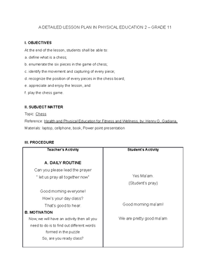 A Detailed Lesson PLAN IN Literature Genre - A DETAILED LESSON PLAN IN ...