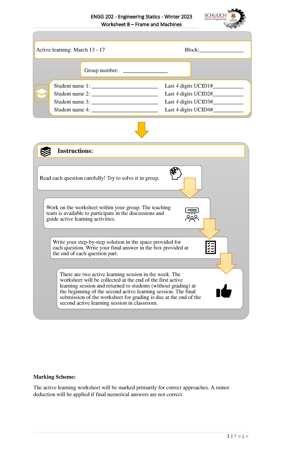 Worksheet#8 Mar. 13-17 Solution - Worksheet 8 – Frame and Machines ...
