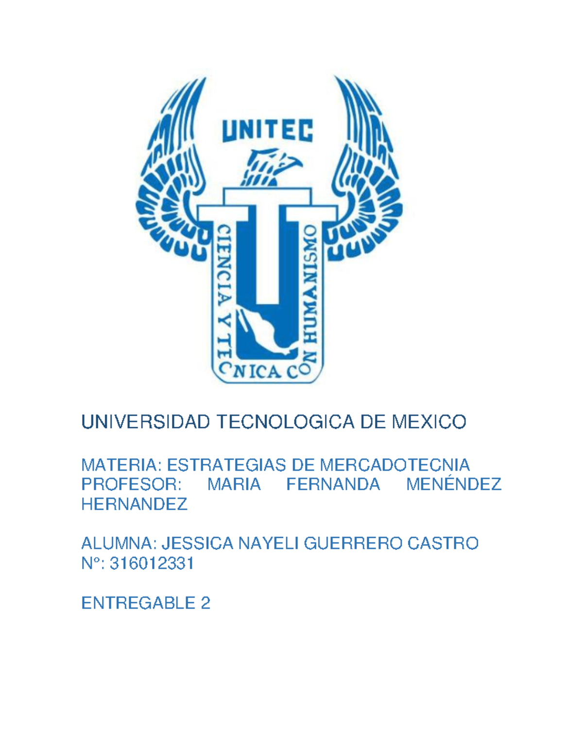 E2 Estrategias Mercadotecnia Jessica Nayeli Guerrero Castro ...