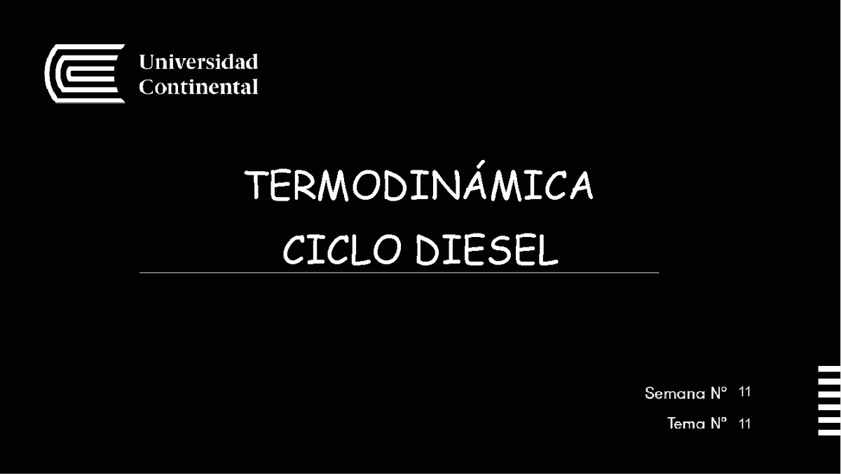 termodinámica apuntes N° 14-ciclo Diesel. universidad continental. - 11 ...