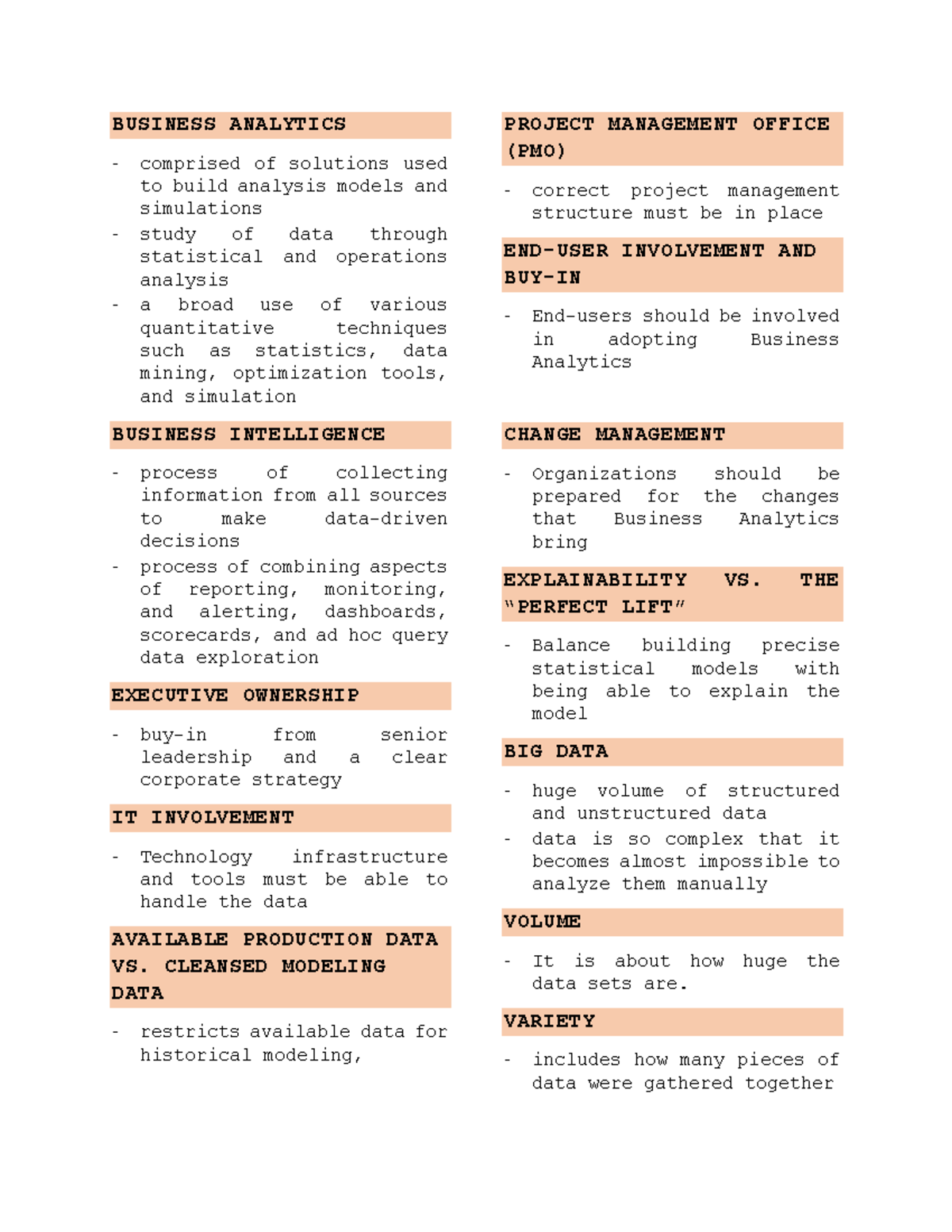 BA Reviewer - sadsadas - BUSINESS ANALYTICS - comprised of solutions ...