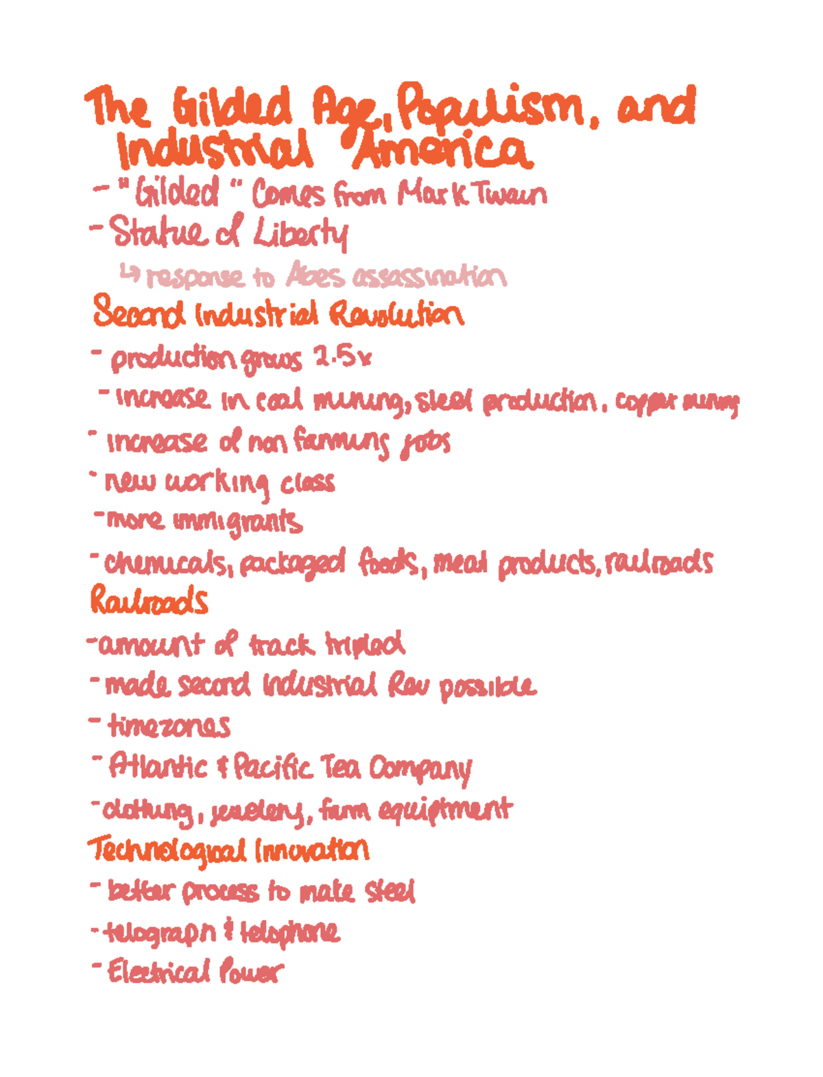 History 1-17 - Instructor: Rob Williams Lecture about The Gilded Age ...