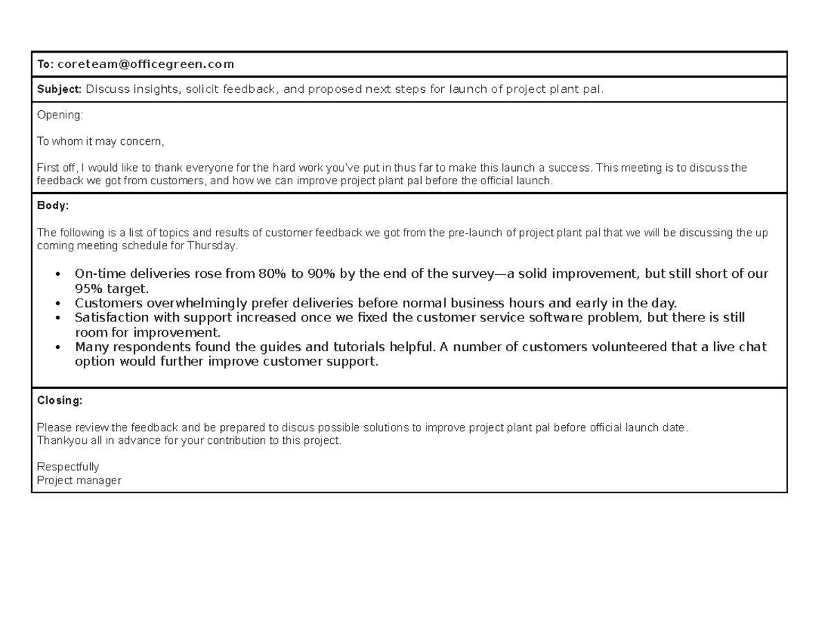 Meeting agenda - Normal Notes on Project Management. - To: coreteam ...