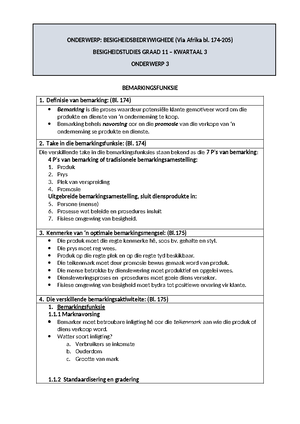 Omskepping van n besigheidsplan in n aksie plan 3 - ONDERWERP ...