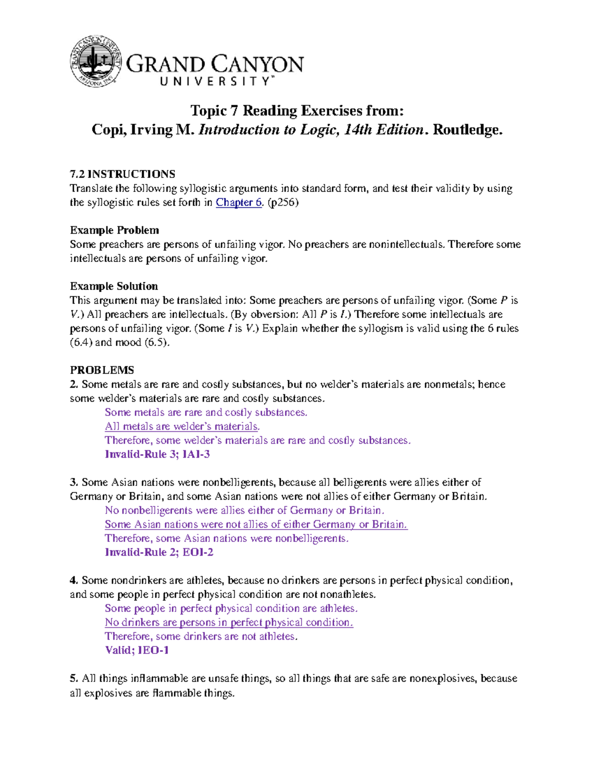 COM362 T7 Reading Exercises Aubrey P - Topic 7 Reading Exercises from ...