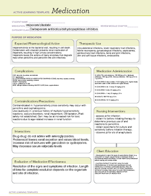 Clozapine Drug Card pharm - ####### ACTIVE LEARNING TEMPLATES ...