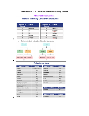 Ch.7 Molecular Shape and Bonding Theories - Section 7 - VSEPR and ...