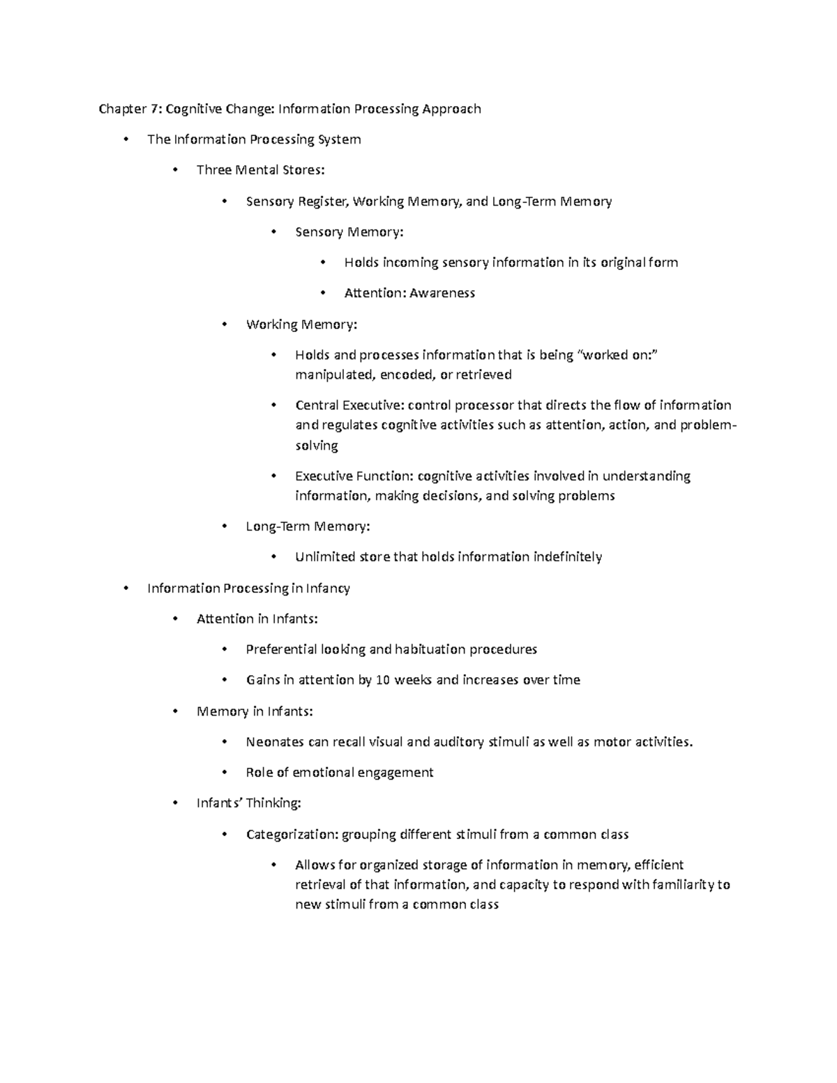 Psych 212 chp 7 - Professor Rhiannon Traigle - Chapter 7: Cognitive ...