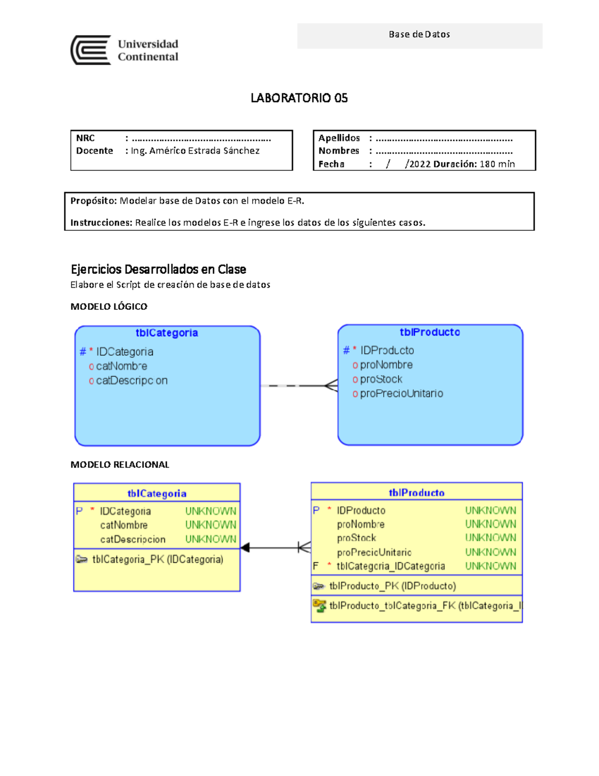 Laboratorio 05 - xzasadasd das dsd asd as - Base de Datos LABORATORIO ...