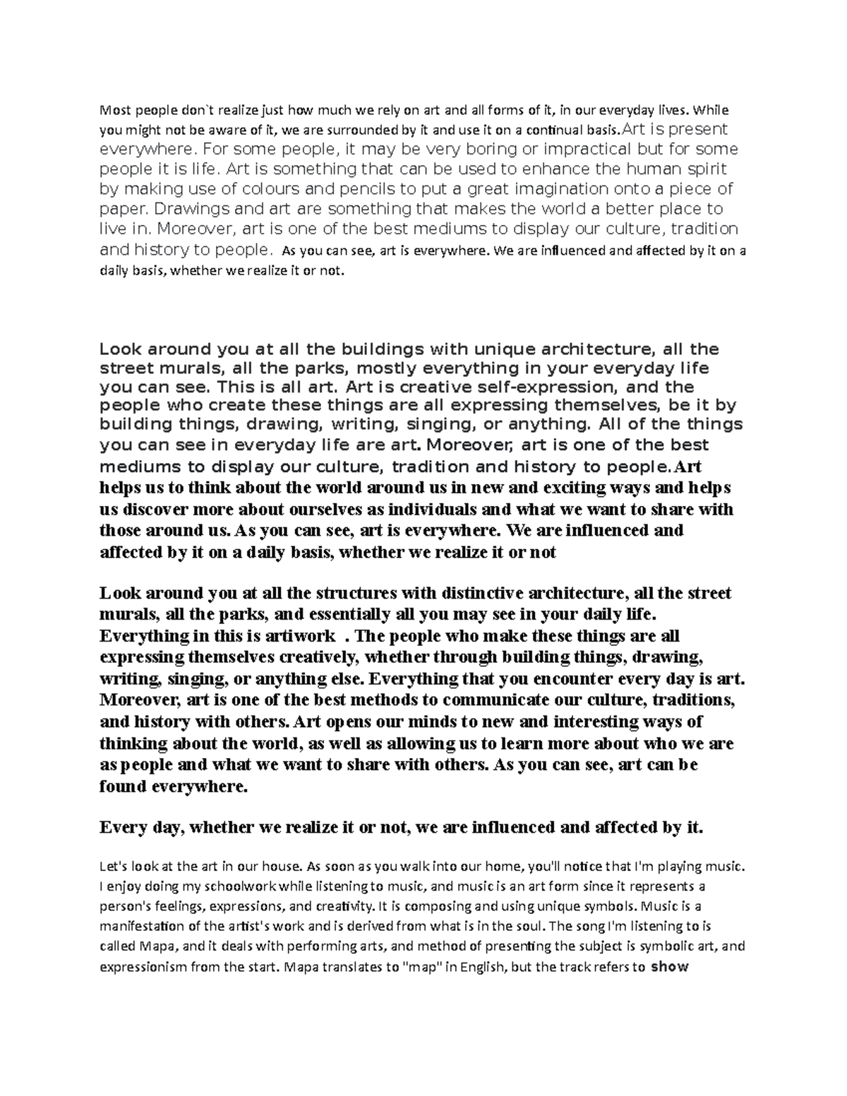 Script art - Most people don`t realize just how much we rely on art and ...