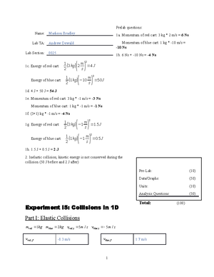 3.3.3 Lab - Kinematics (Dry lab) 2 - Lab: Kinematics 1/ Copyright ...