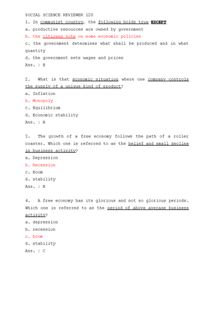 Social Science Reviewer 122 - SOCIAL SCIENCE REVIEWER 122 ESD involves ...
