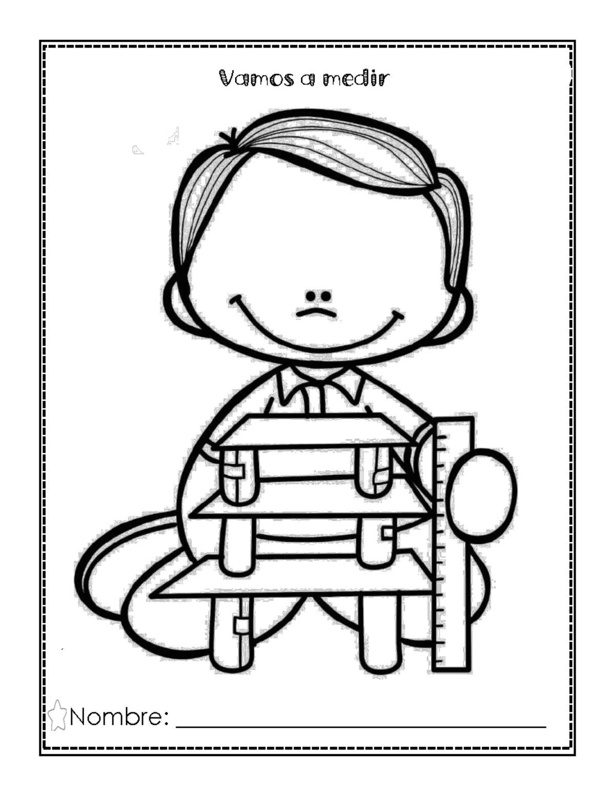 Proyecto aprendemos a medir (Cuadernillo) - Instrucciones: Dibuja ...