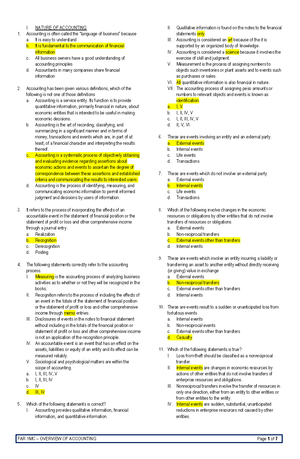 Math 113 exam 2 review general mathematics - Chapter 5 – Finance – The ...